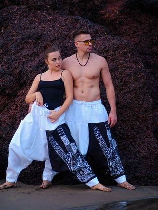 Buy Women's Ninja Boho Alibaba Balloon Hippy Harem Pants For Travel ...